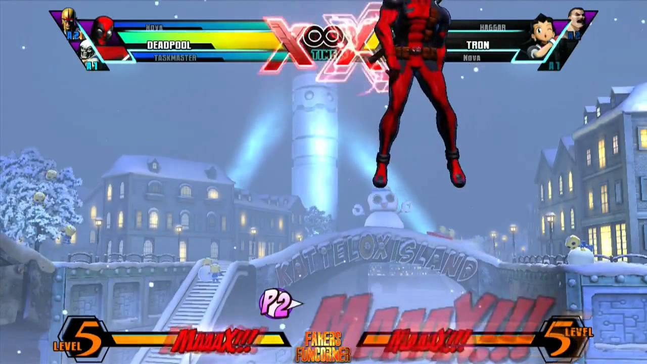 (UMVC3 Glitch) Deadpool visits hell, ends up in heaven... - YouTube