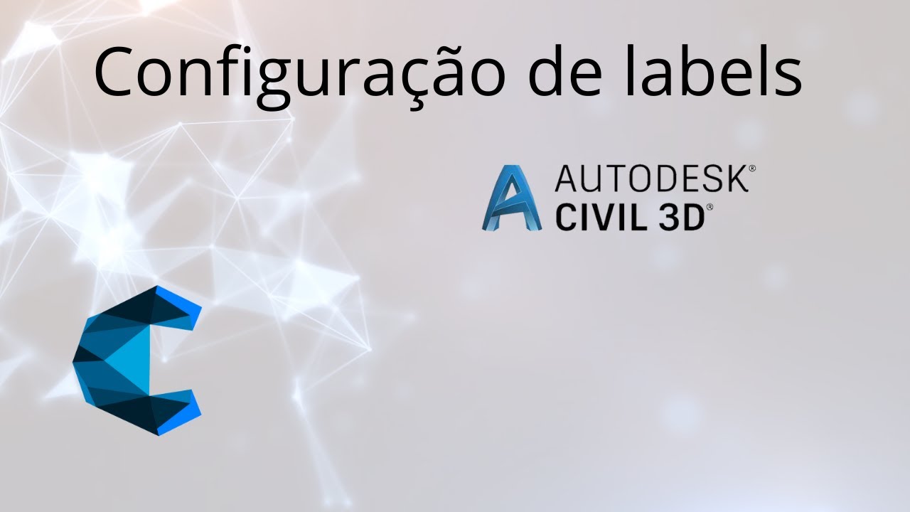 AutoCAD Civil 3D 2021 - Configurando Labels - YouTube