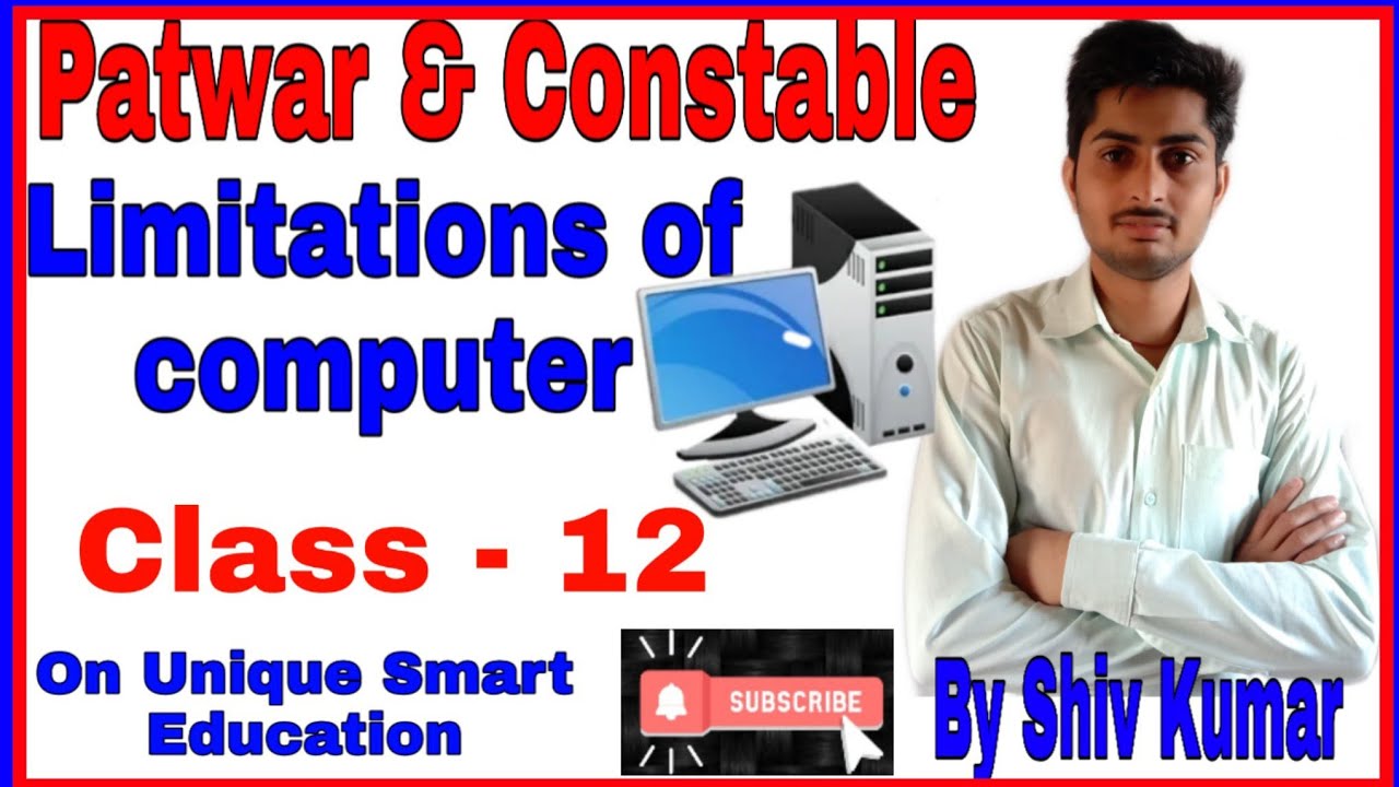 Patwari Computer class 2020 || limitations of computer | computer ki ...