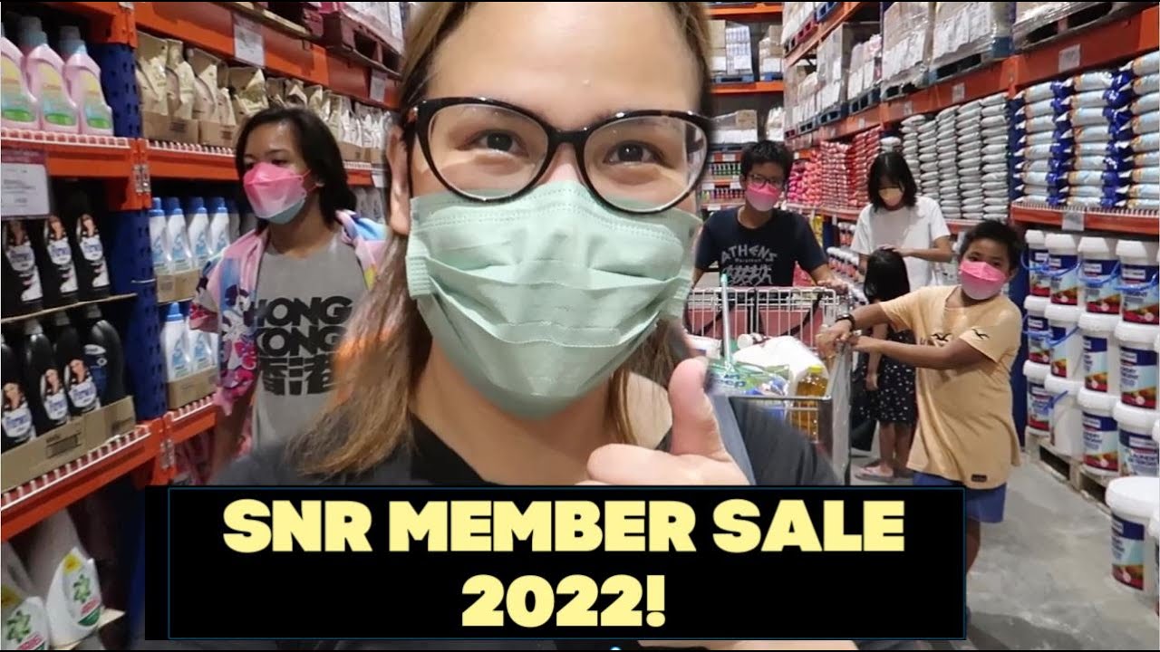 ANG PAGBABALIK KO SA SNR! MEMBERS SALE 2022! #McForestGrocery - YouTube