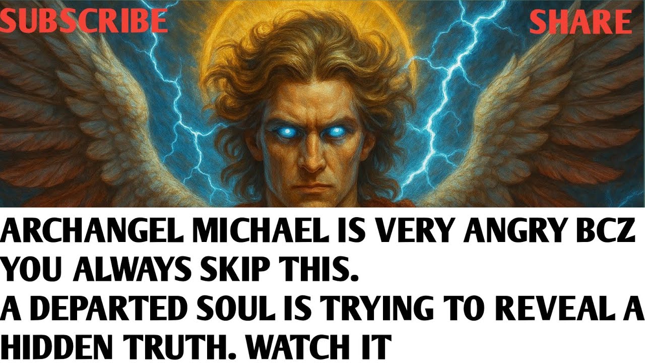 Archangel Michael is very angry at your because you always skip this ...