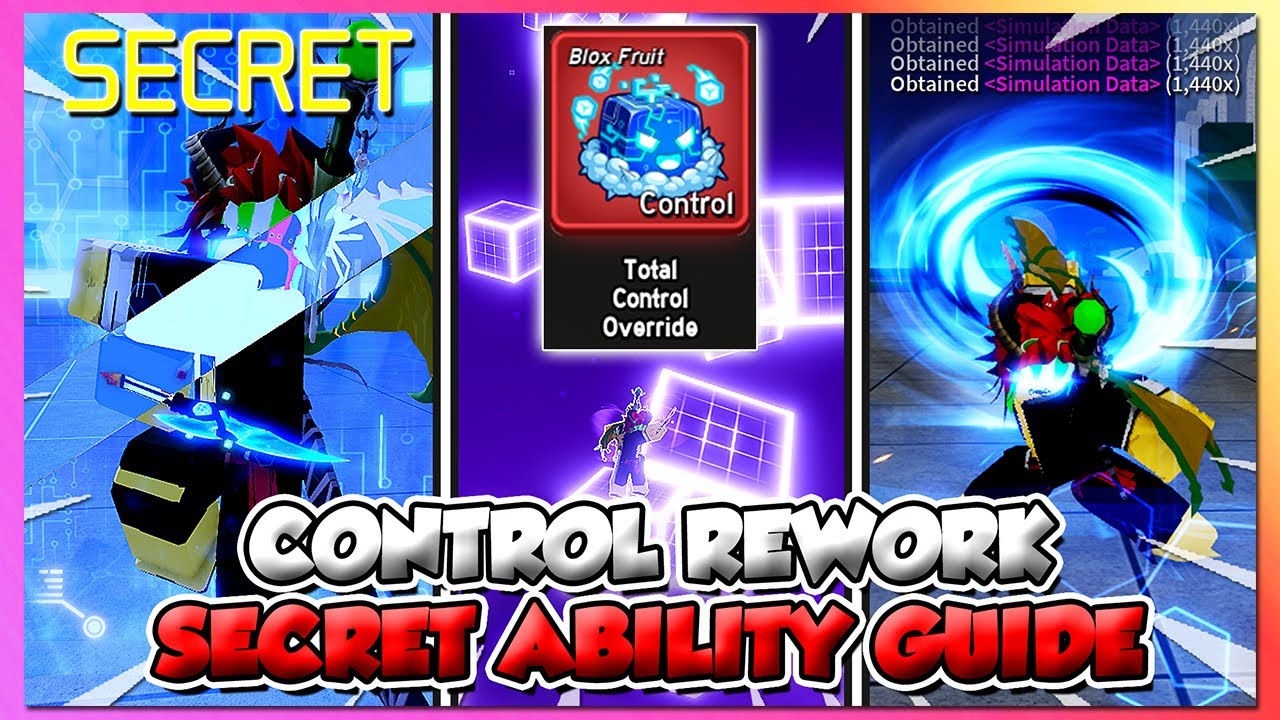 Blox Fruits New How To Get Control Rework SECRET Abilities FAST ...