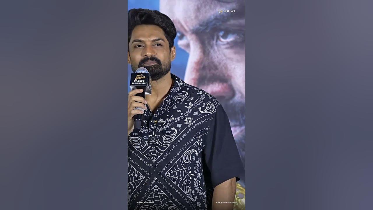 Hero Nandamuri Kalyan Ram Speech At Arjun Son Of Vyjayanthi Teaser Launch Event | YouWe Media ...