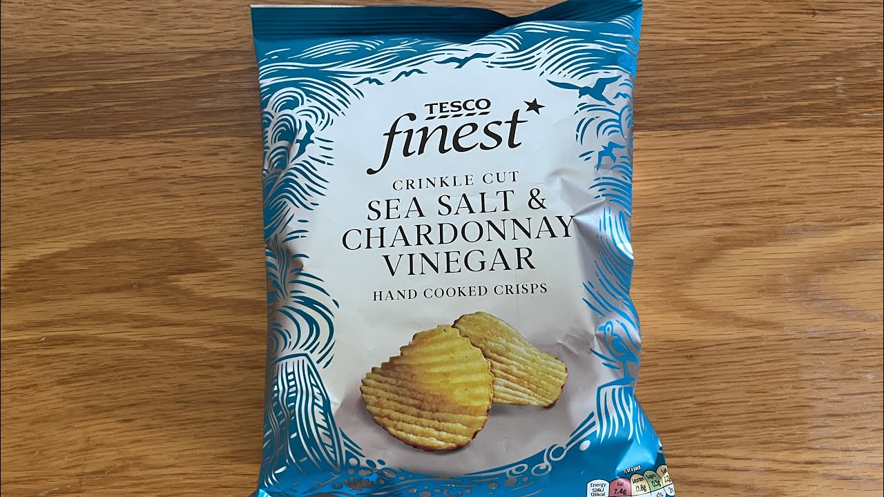 Sea Salt & Chardonnay Vinegar Hand CookedCrisps I Tesco I| £1.35 || 150 ...