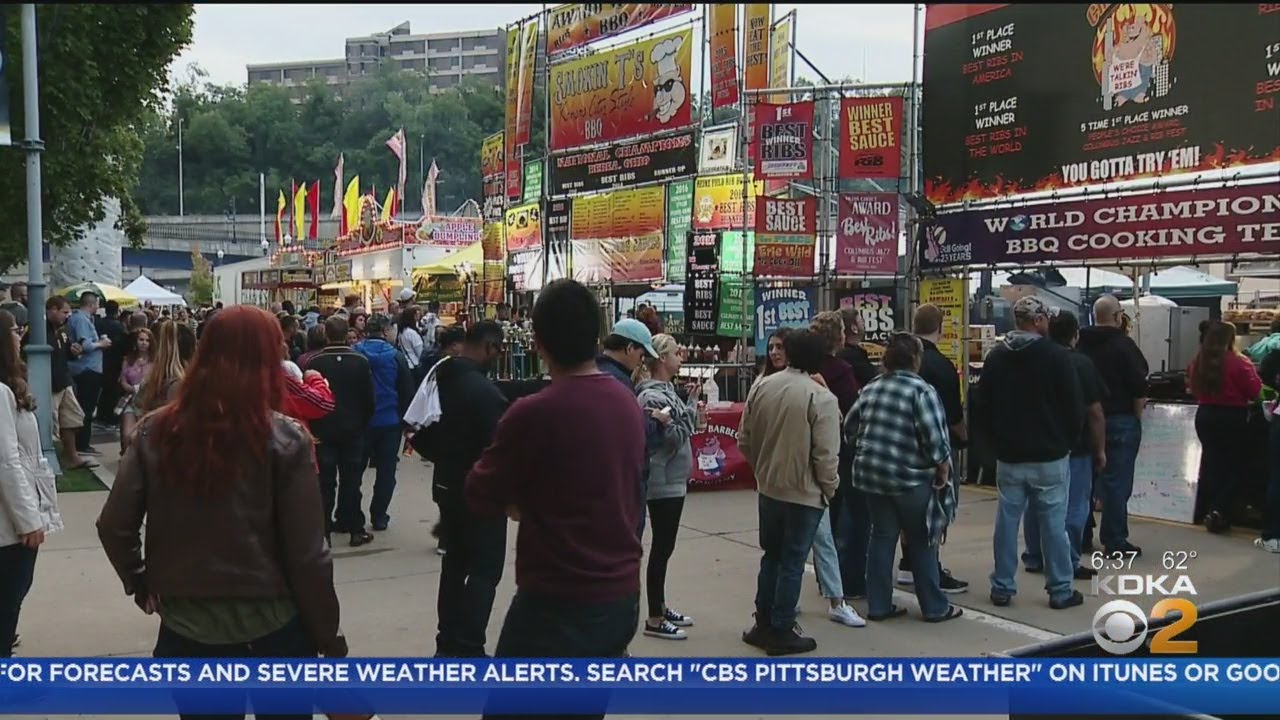 Rib Fest Kicks Off On Pittsburgh's North Shore - YouTube