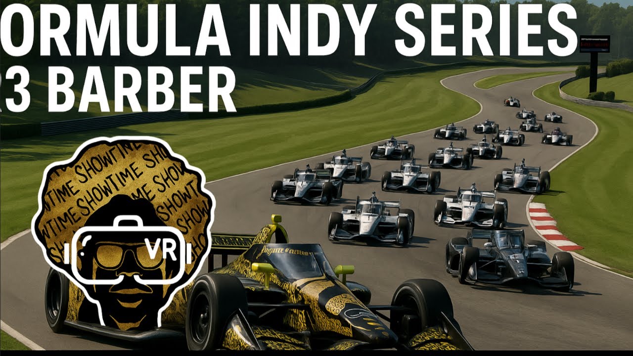 Formula Indy Series R3 Barber - iRacing IndyCar League - YouTube