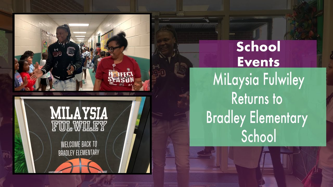MiLaysia Fulwiley Returns to Bradley Elementary School - YouTube