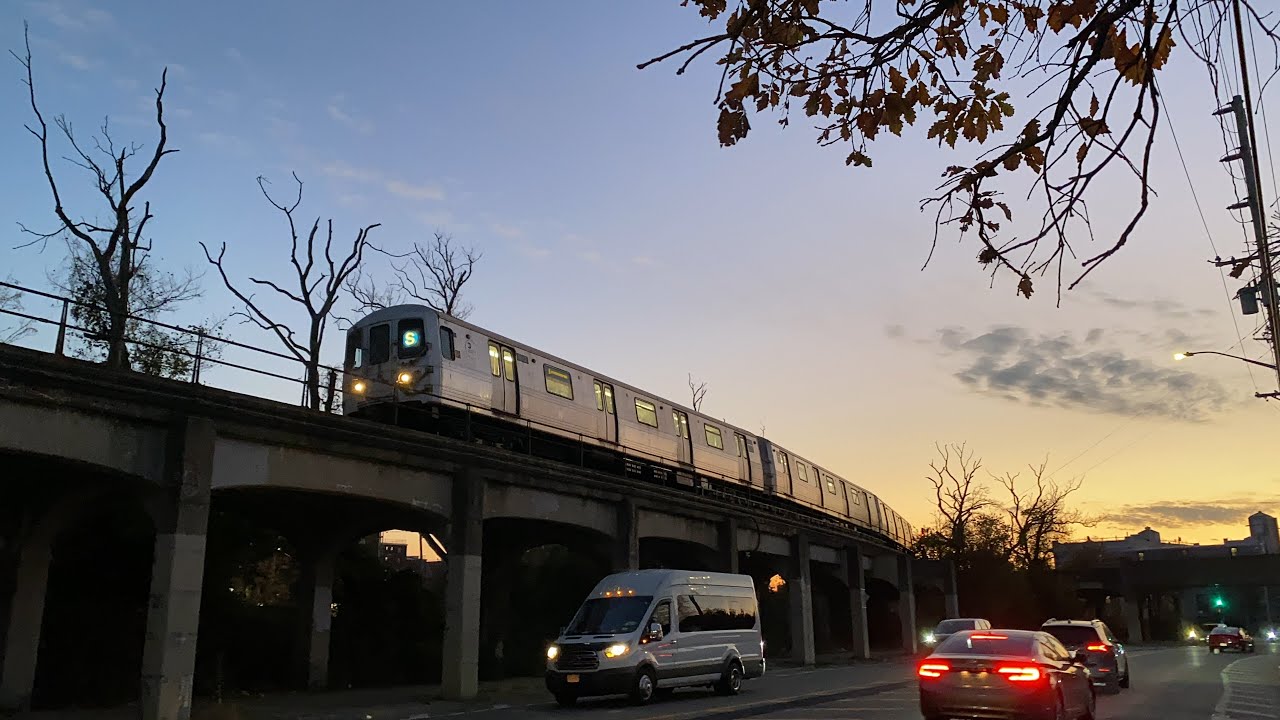 MTA NYC Subway Weekend H Train Action In The Rockaways (11/12/23) - YouTube