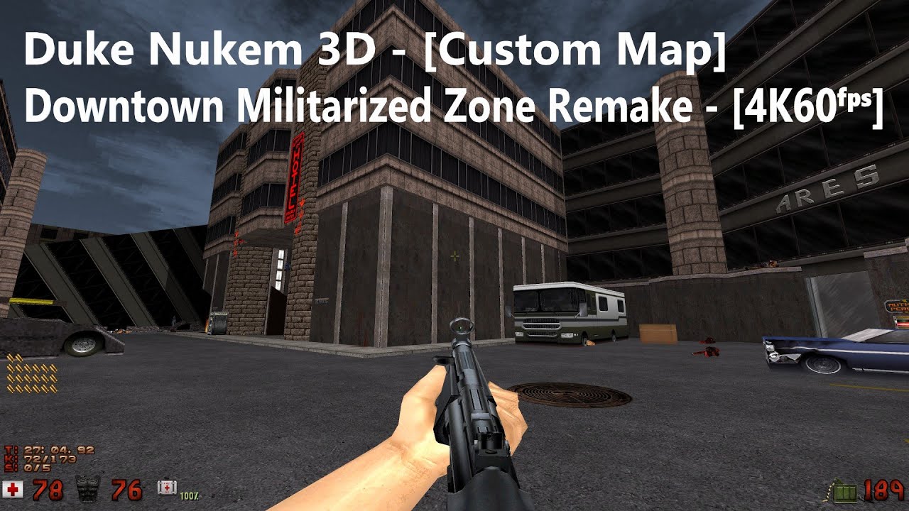 Duke Nukem 3D - Map: #0014 - Downtown Militarized Zone Remake - [4K60 ...