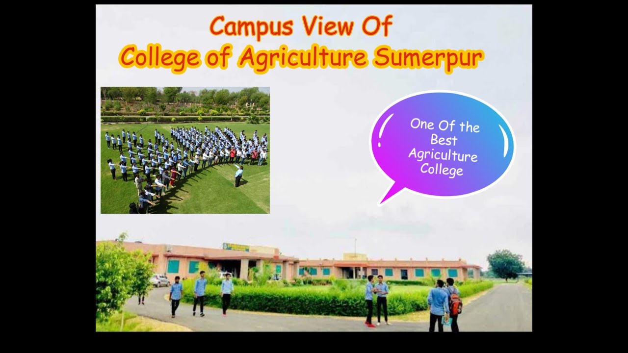 Campus View Of India's Best Agriculture College || College Of ...