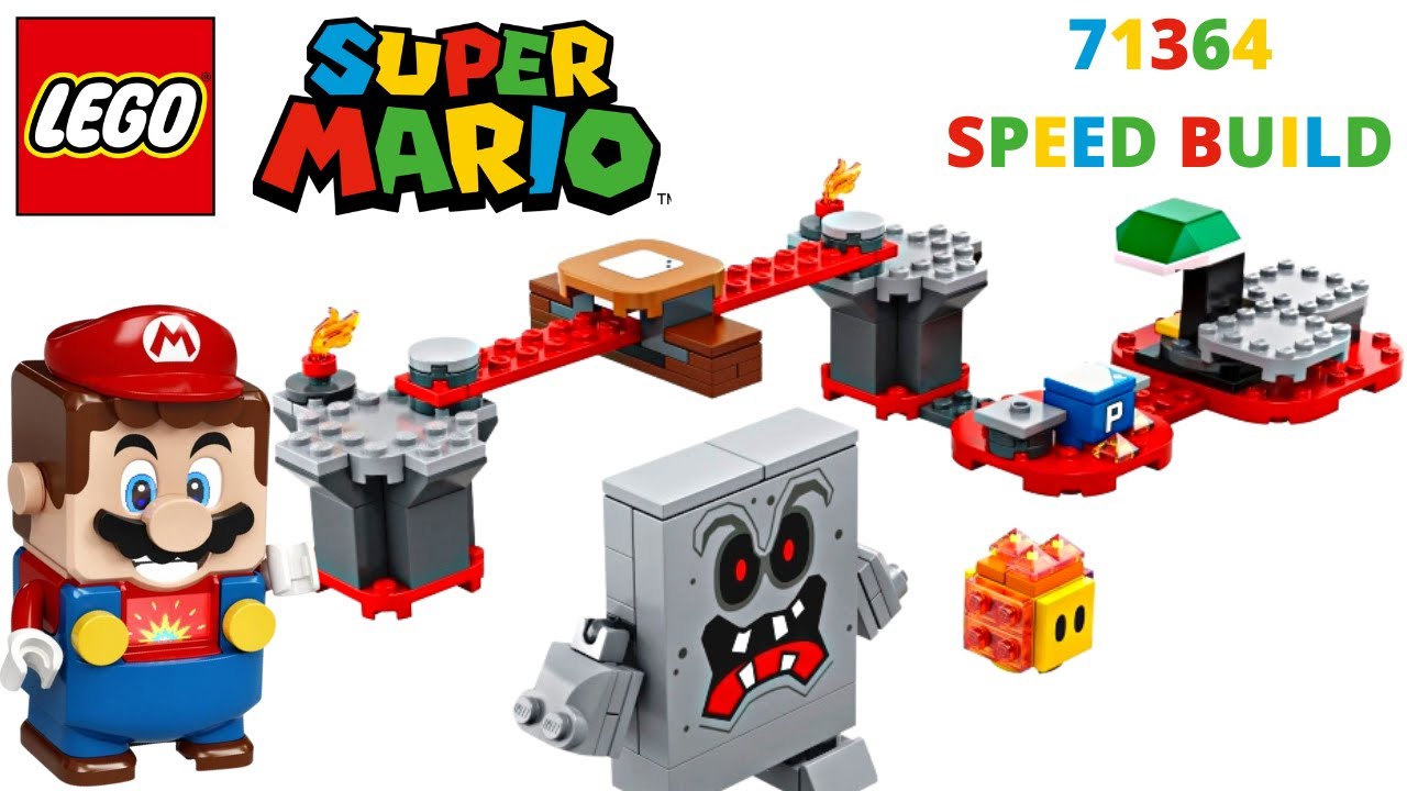 LEGO SUPER MARIO WHOMP'S LAVA TROUBLE EXPANSION SET 71364 - YouTube
