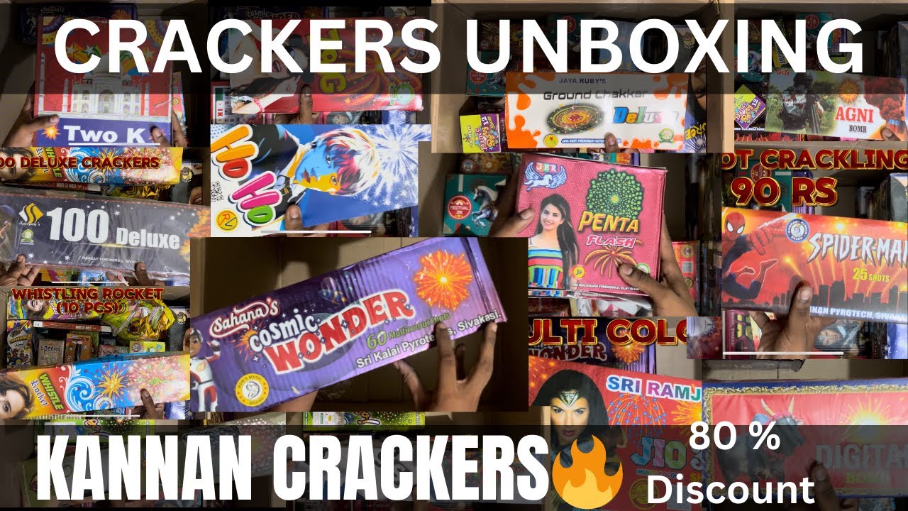 🎆 CRACKERS UNBOXING | kannan crackers🔥 | crackers at cheap price ...