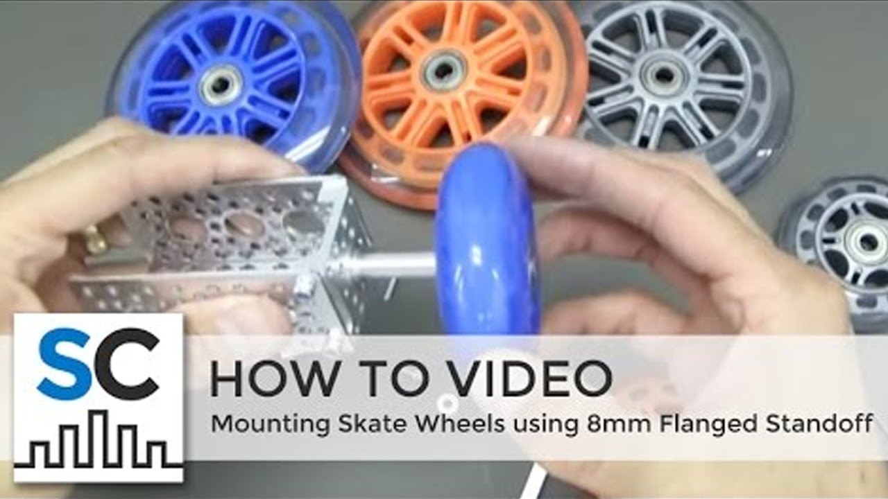 Actobotics™ - Mounting Skate Wheels using 8mm Flanged Standoff (SKU ...