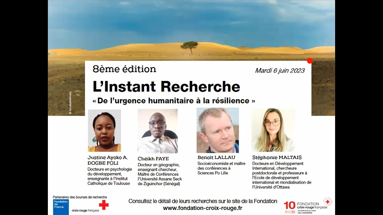 Webinaire "De l'urgence humanitaire à la résilience" Juin 2023 - YouTube
