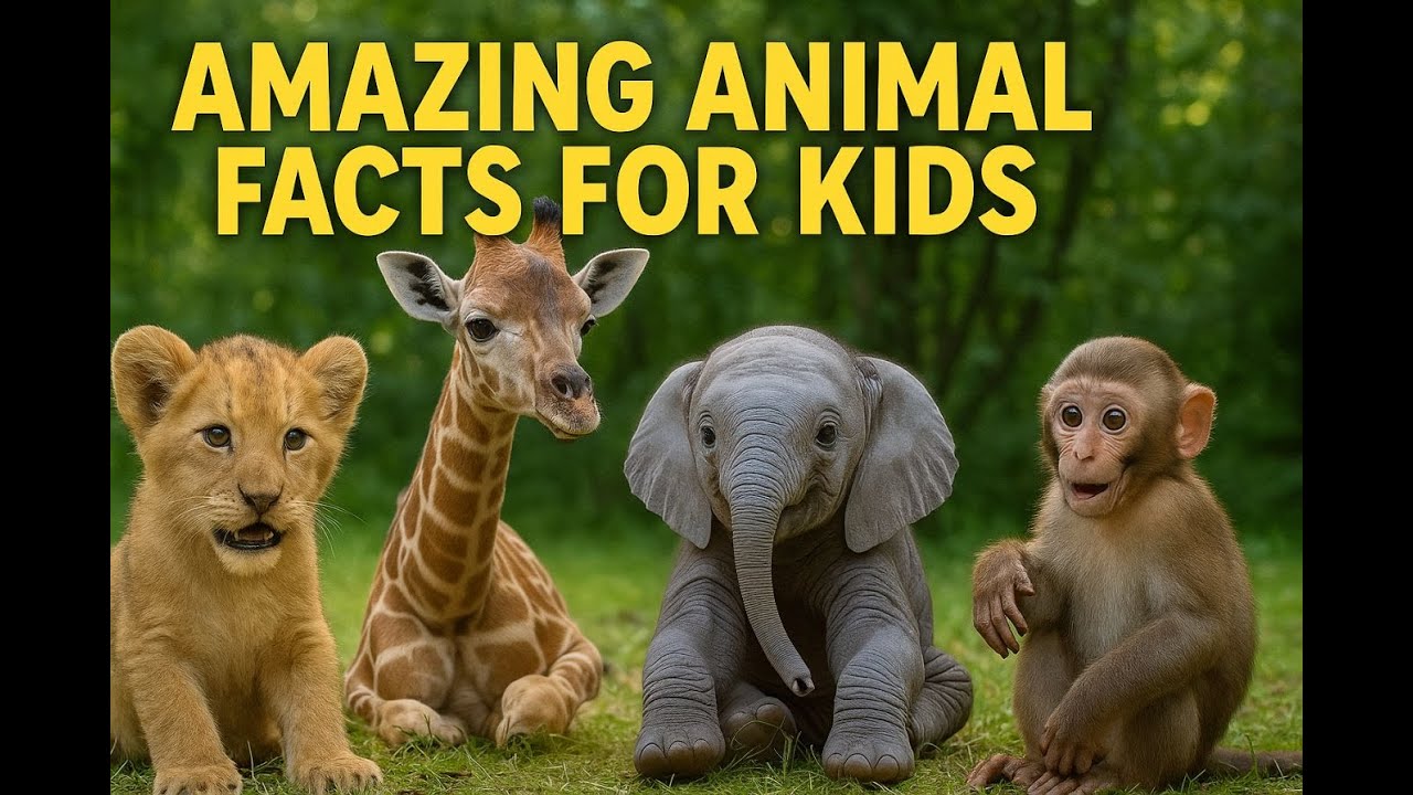 Curious Kids: Part 1 - Incredible Animal Facts About Lions, Elephants ...
