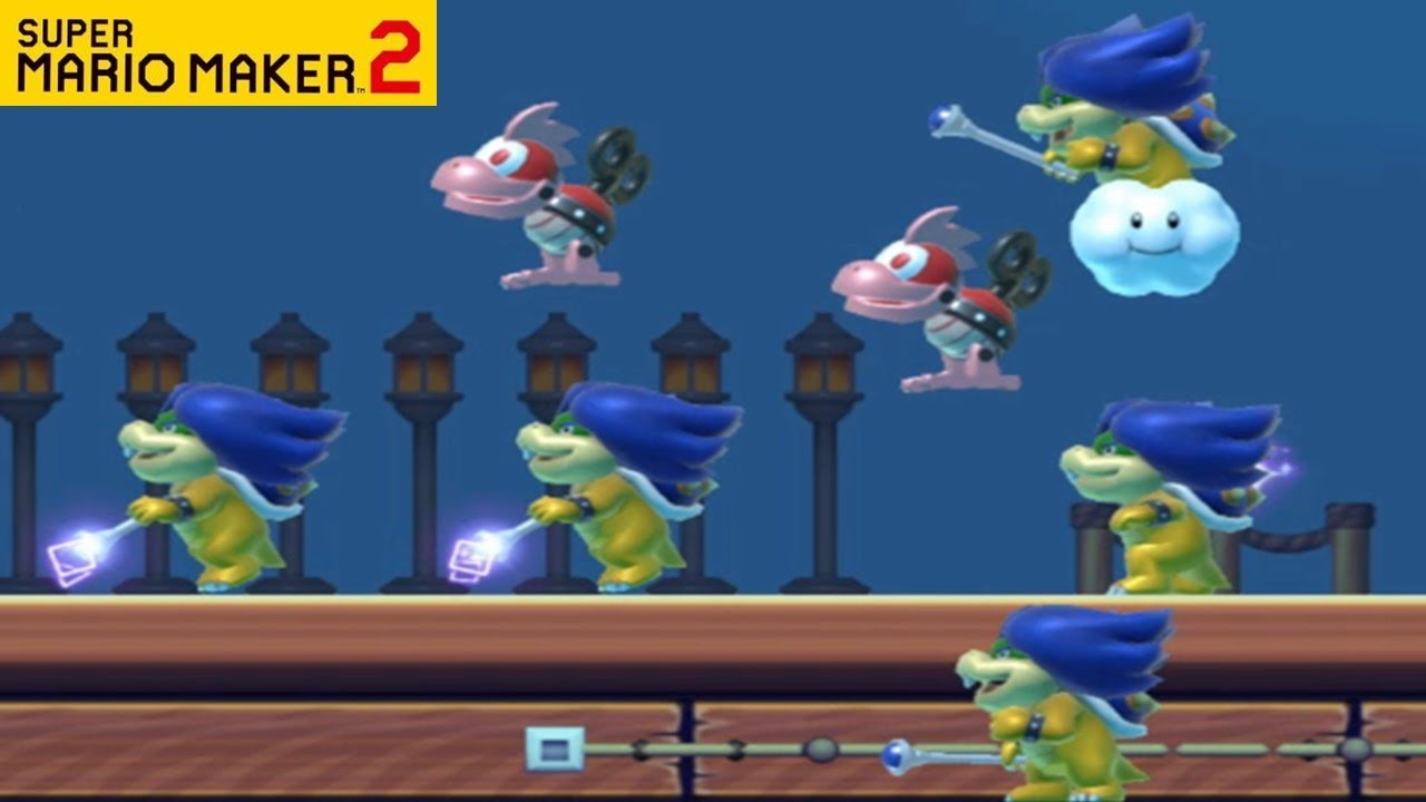 SUPER MARIO MAKER 2 - KOOPALINGS BOSS RUSH & FIGHT LEVEL STAGES ...