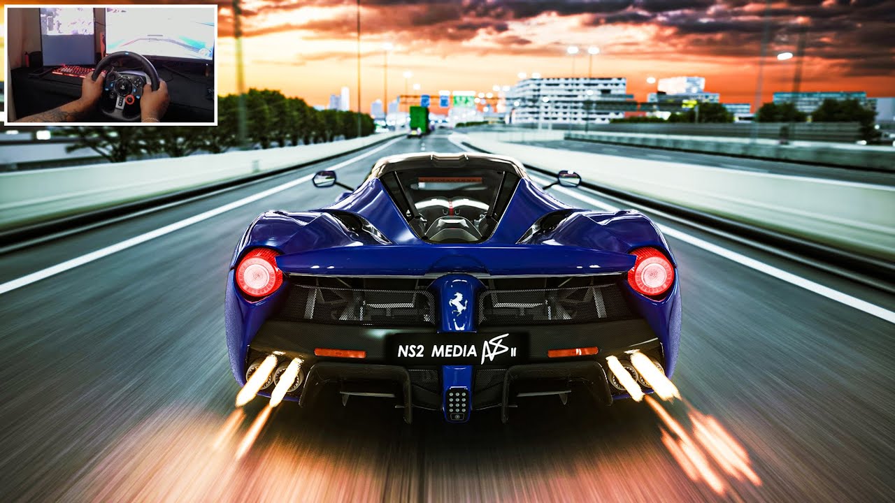 Ferrari LaFerrari w. 990+ WHP Swerving in Traffic / ASSETTO CORSA ...