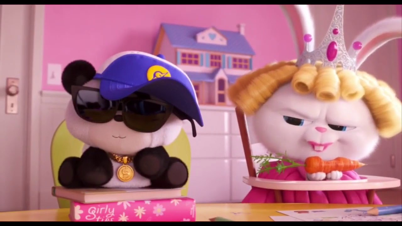 Secret life of pets 2 | rabbit sings panda song| latest| #Shorts - YouTube