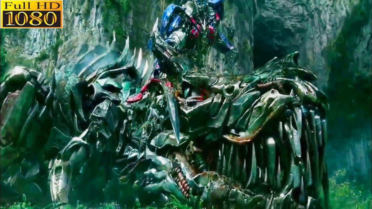optimus prime vs Grimlock_Dinobot - YouTube