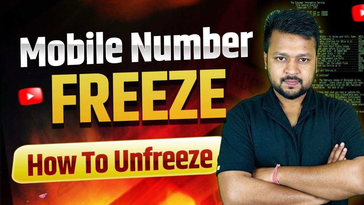 Mobile Number Freezed || How to unfreeze or Unblock Mobile Number ...