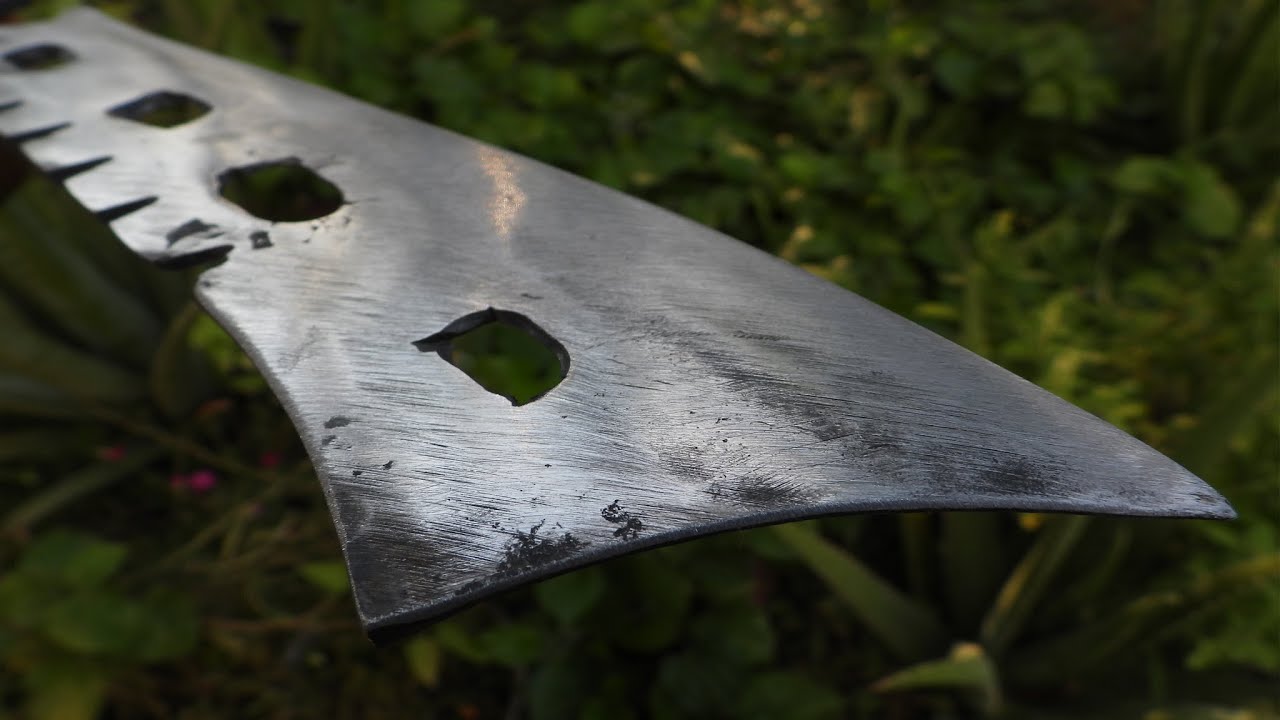 Restoring A Rusted Machete into A Sharp Machete | Machetes - YouTube