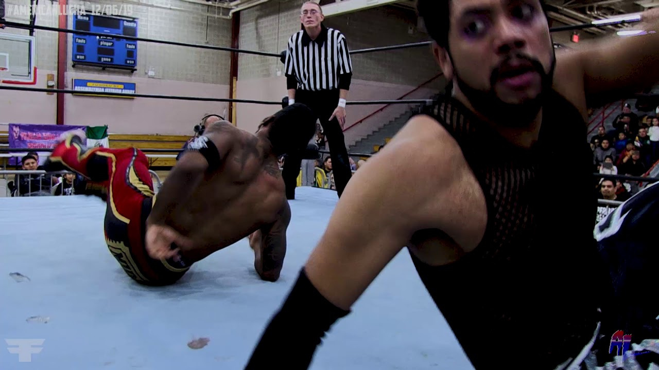 the main event vs jgeorge and king rayo american luchas nyc - YouTube