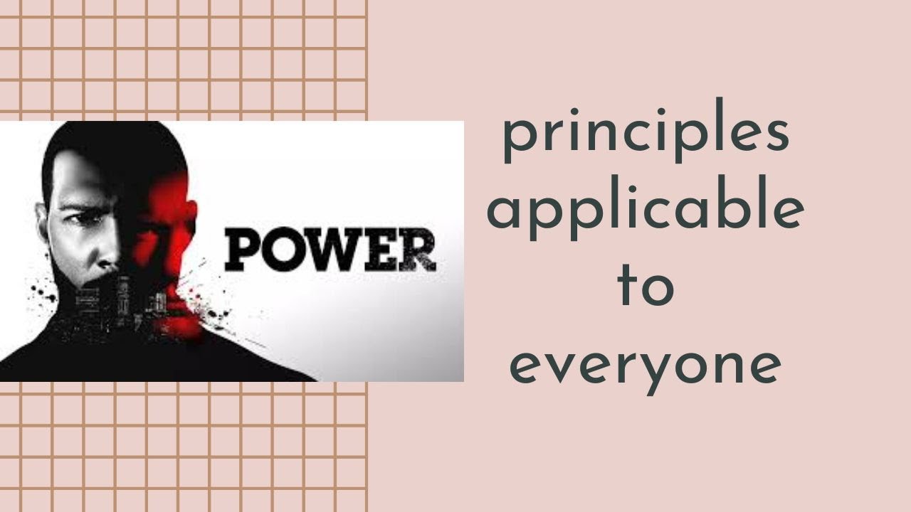 principles applicable to everyone - YouTube