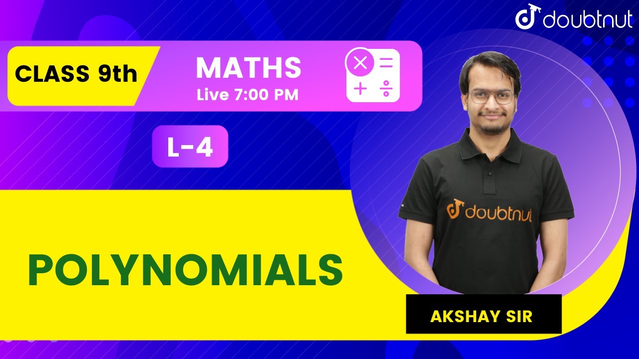 Polynomial Factor Theorem Class 9 NCERT Maths Doubtnut Akshay polynomial-factor-theorem-class-9-ncert-maths-doubtnut-akshay