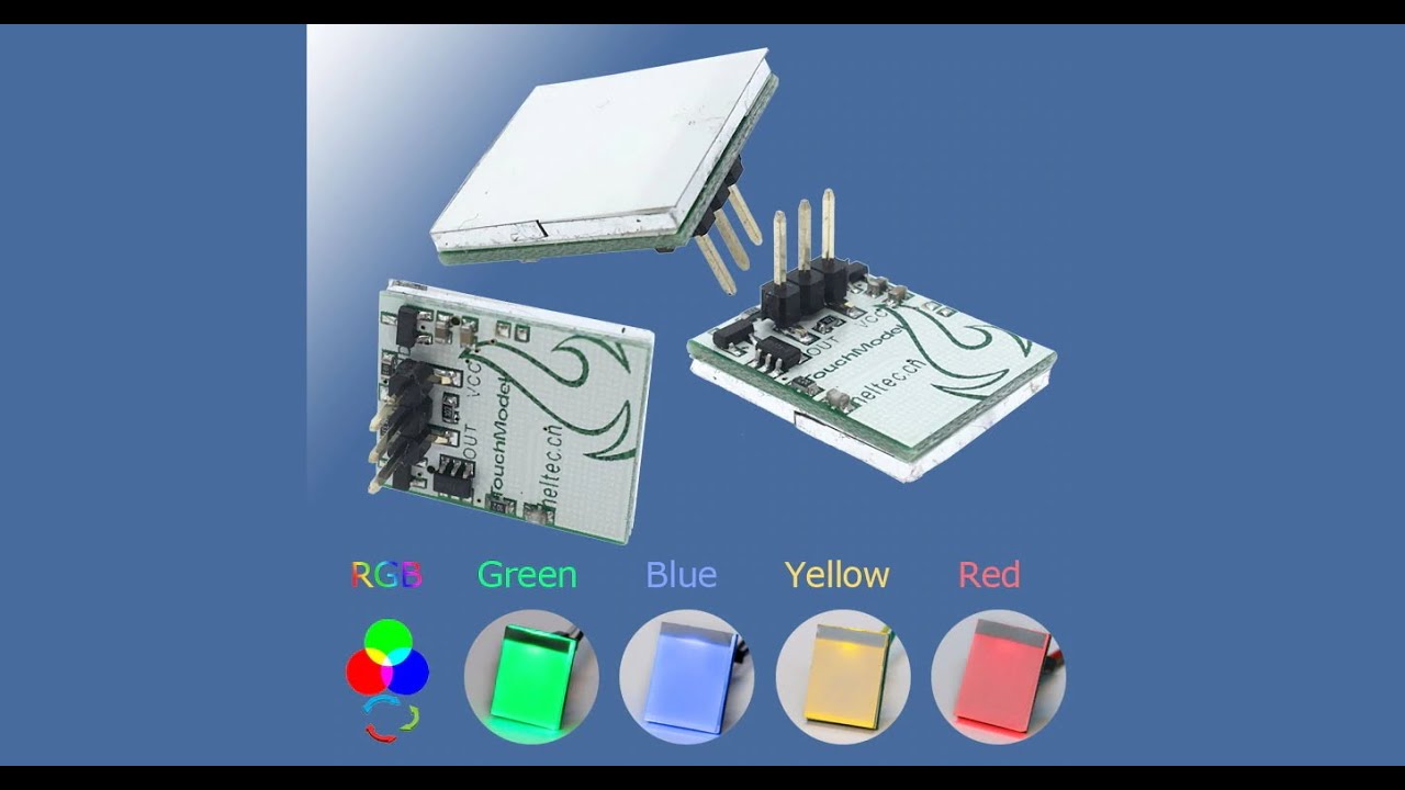 Capacitive touch button switch module 2.7 V to 6 V module anti-jamming ...