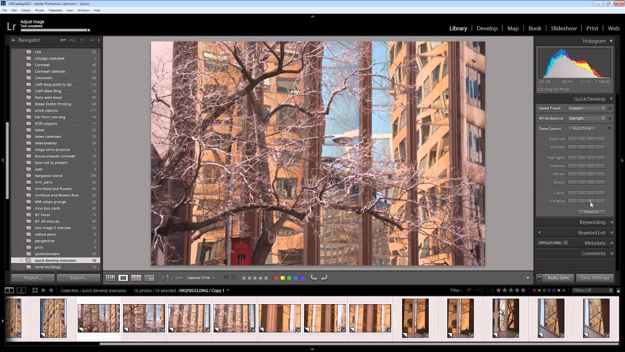 Lightroom - Using Quick Develop to process an image - YouTube