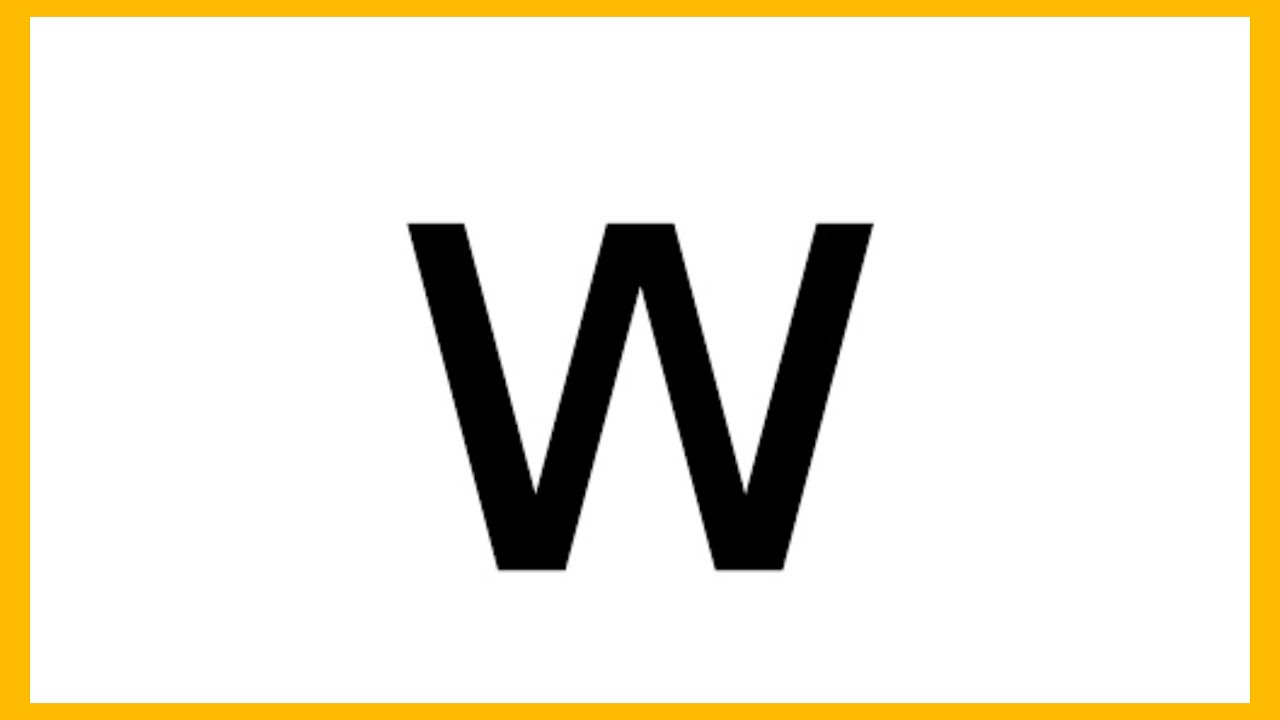 How to draw a fish step by step| Fish drawing with letter W - YouTube