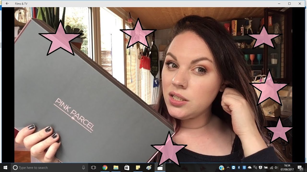 PINK PARCEL UNBOXING SEPTEMBER 2017 - YouTube