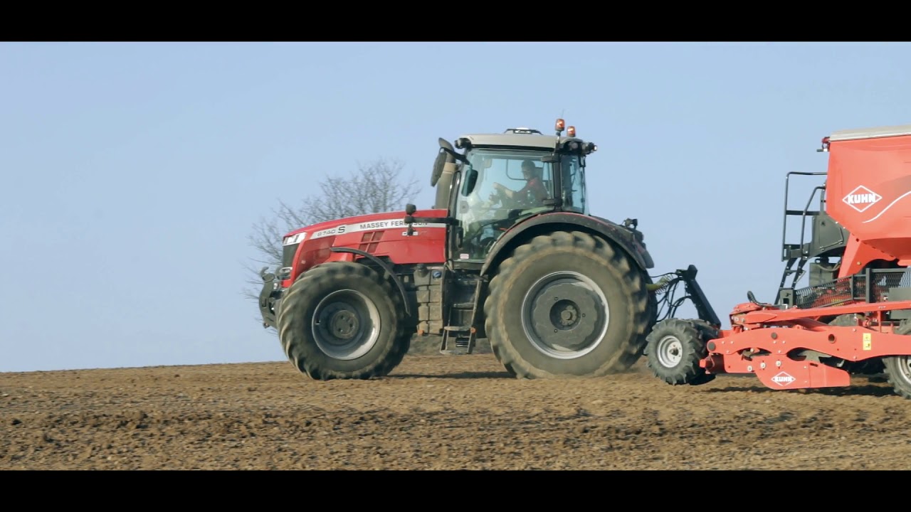 Massey Ferguson 8740 S + Kuhn Espro 8000r - YouTube