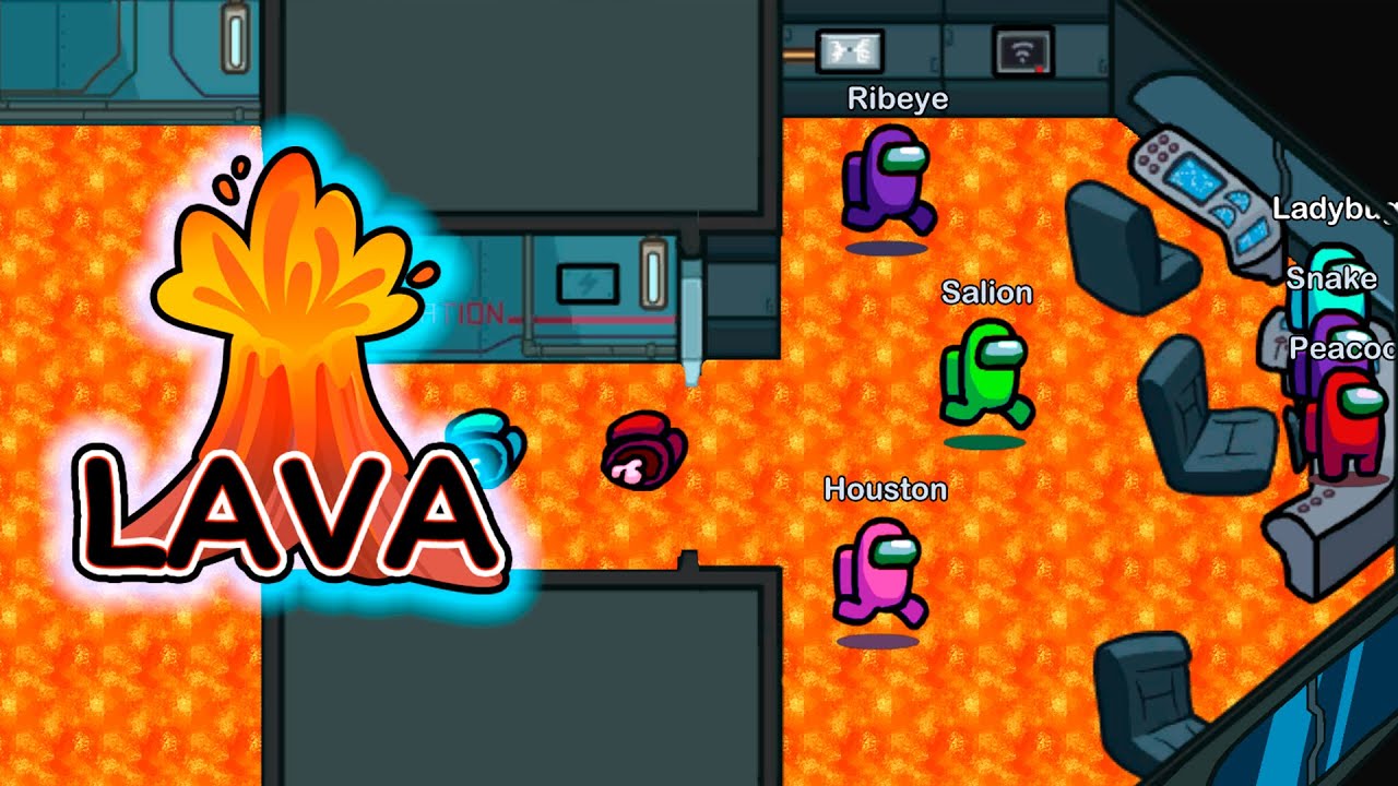 AMONG US with 1 MILLION PLAYERS, but FLOOR is LAVA - YouTube
