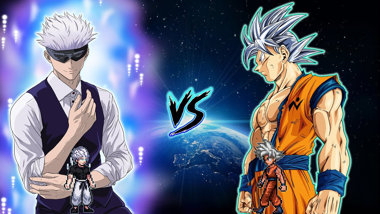 🤡MANGA GOJO V6 OP VS MANGA GOKU MUI V2 IN JUMP FORCE MUGEN - YouTube