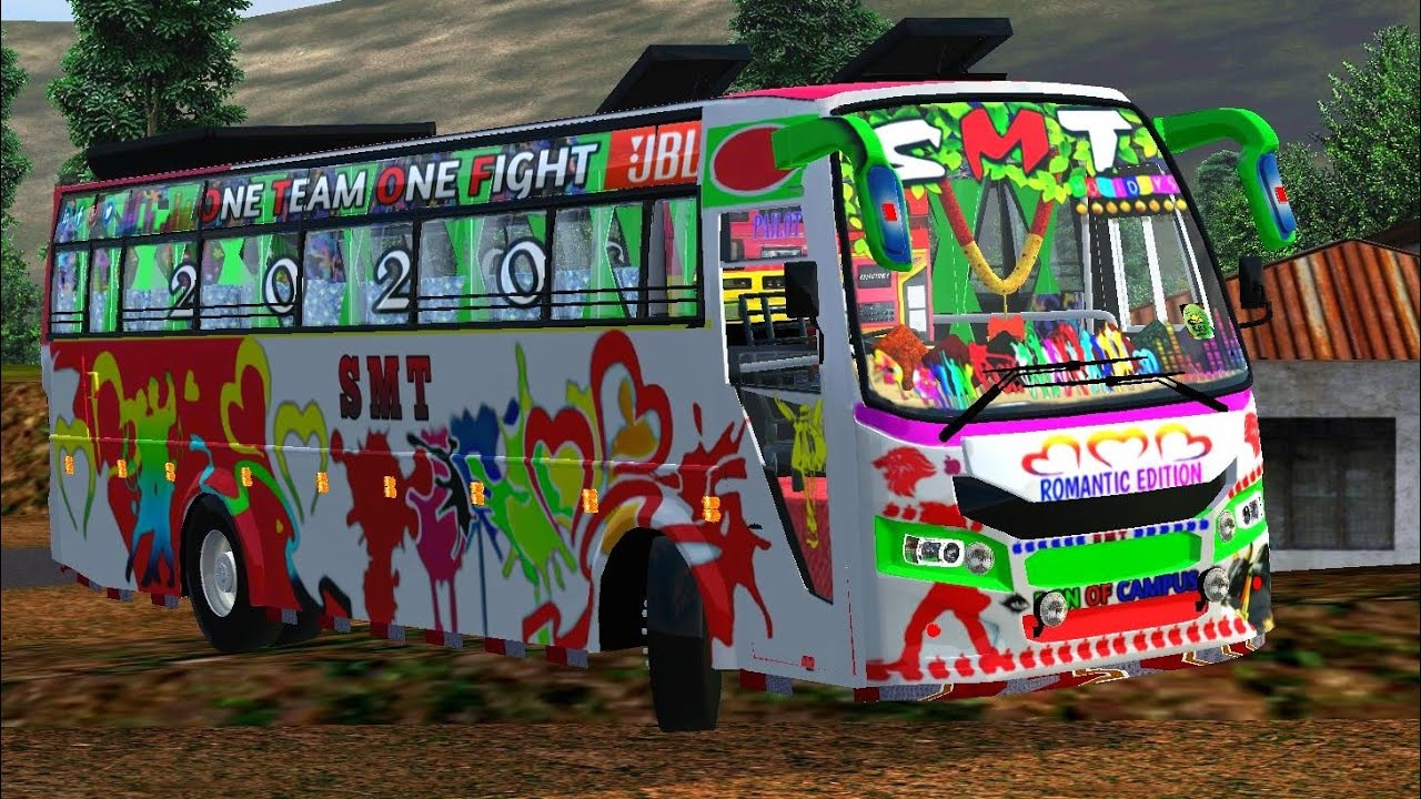 SMT TOURIST ROMANTIC EDITION BMR BUS MOD LIVERY FOR BUSSID ! TEAM KBS ...