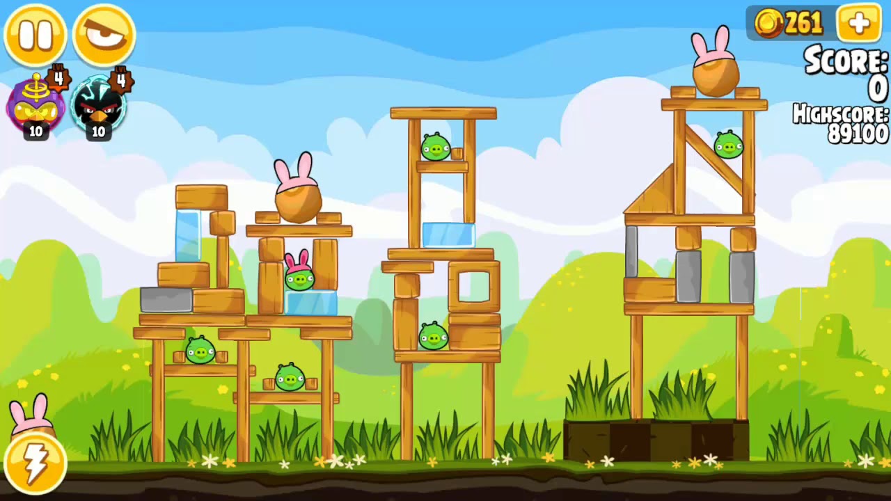 Angry Birds Seasons - Easter Eggs - Level 1-13 - 89,650 - World Record ...