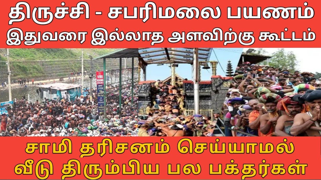 பல மணி நேரம் காத்திருந்து சாமி தரிசனம் செய்தோம் | sabarimala crowd ...