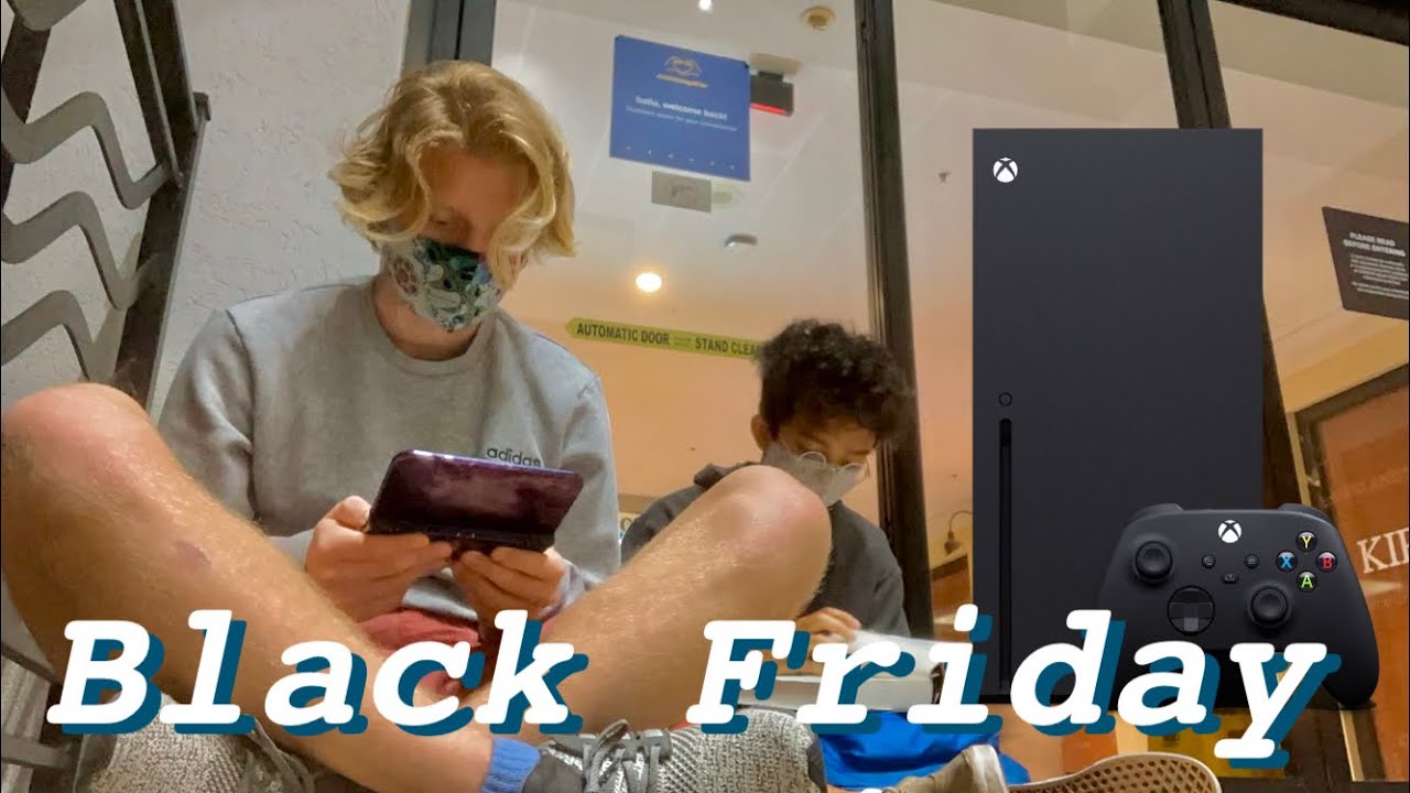 Camping for a Xbox Series X(Black Friday) - YouTube
