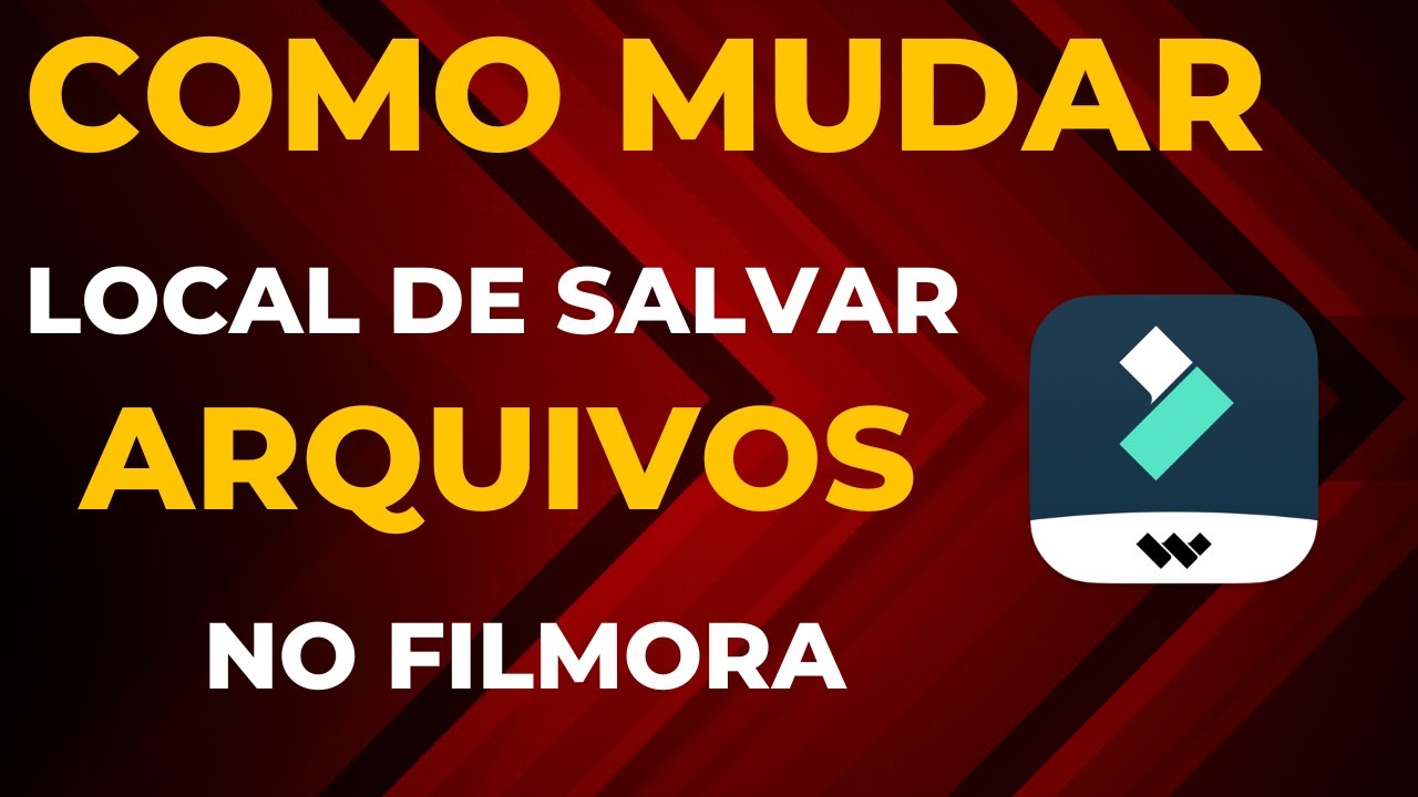 Como Mudar Local para Salvar Videos no WonderShare Filmora - YouTube
