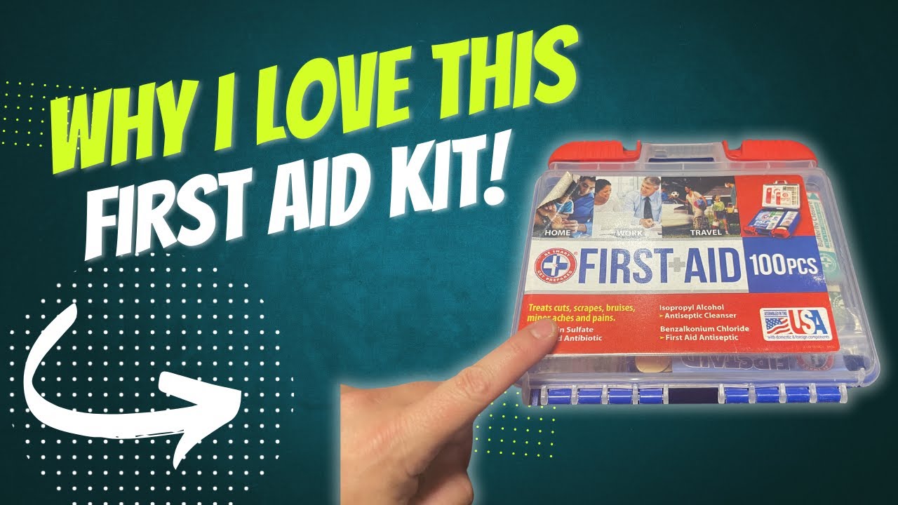 Review of Be Smart Get Prepared 100 Piece First Aid Kit - YouTube