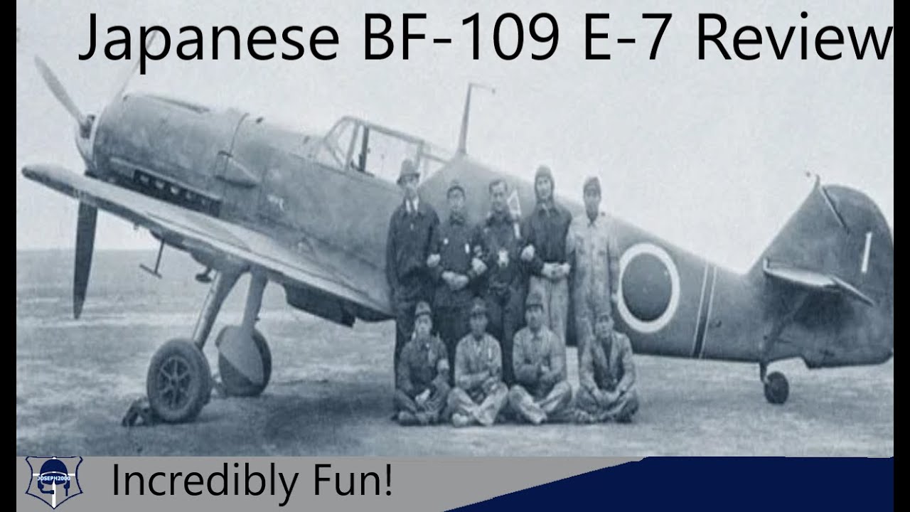 War Thunder: Premium Review, Japanese BF-109 E-7. A Powerful Samurai ...