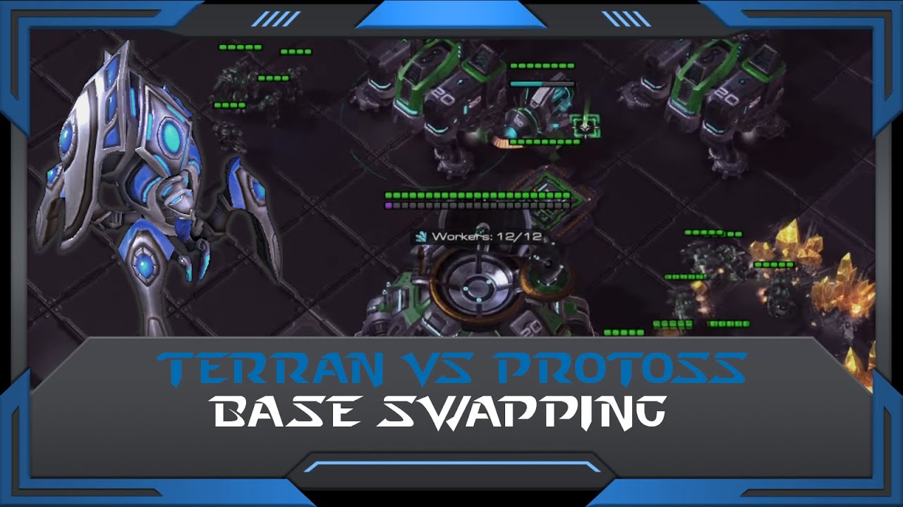 StarCraft 2 (RuFF Highlight): Base Swapping - YouTube