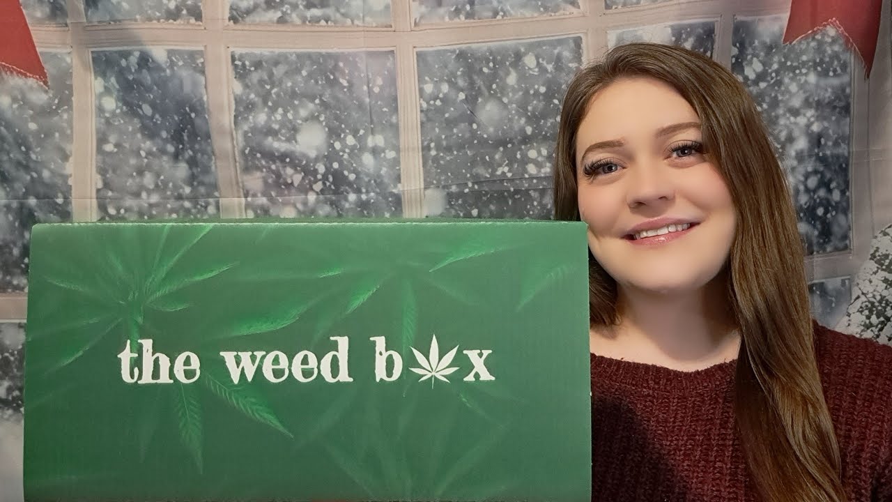 The Weed Box December Box Unboxing - YouTube