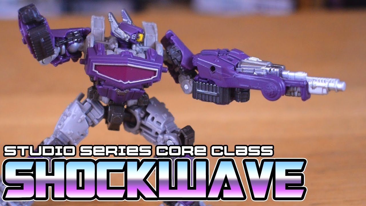 Studio Series Core Class Shockwave - Wib Does Transformers - YouTube