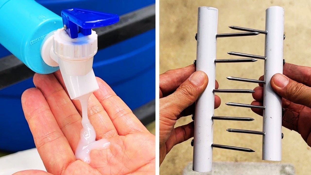 4 Simple PVC DIY Projects for Home & Garden | Easy and Fun! - YouTube