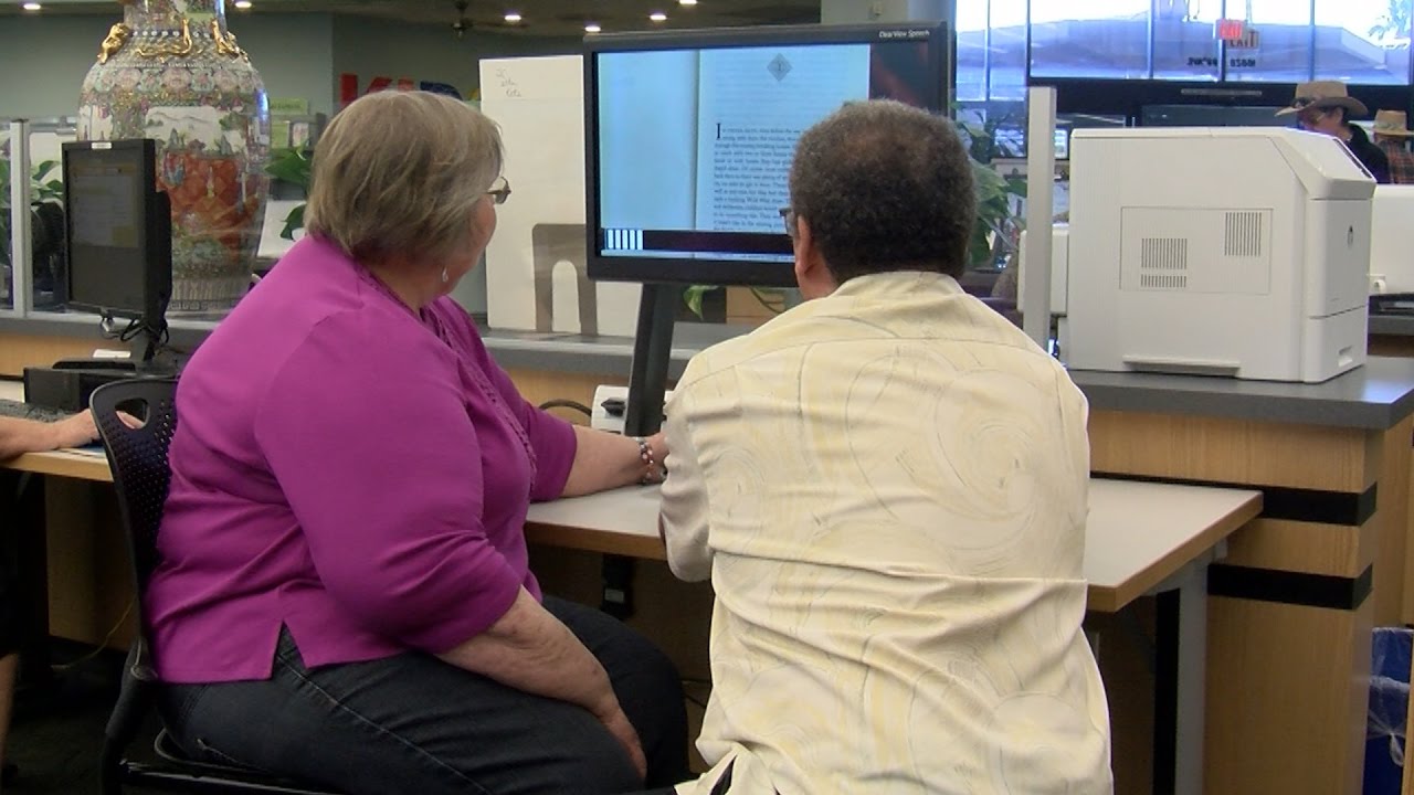 Sun City Library Low Vision Center - YouTube