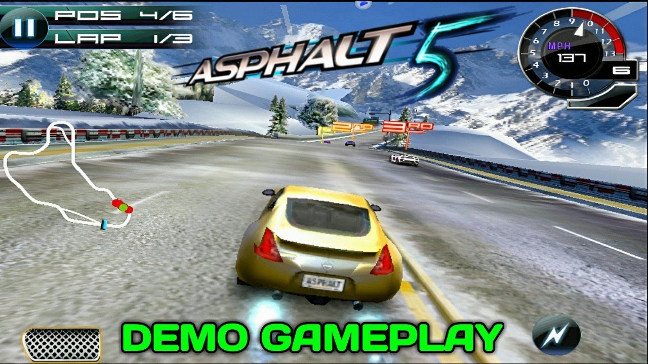 Asphalt 5 DEMO Gameplay + Showcase on android using VPhonegaga! - YouTube