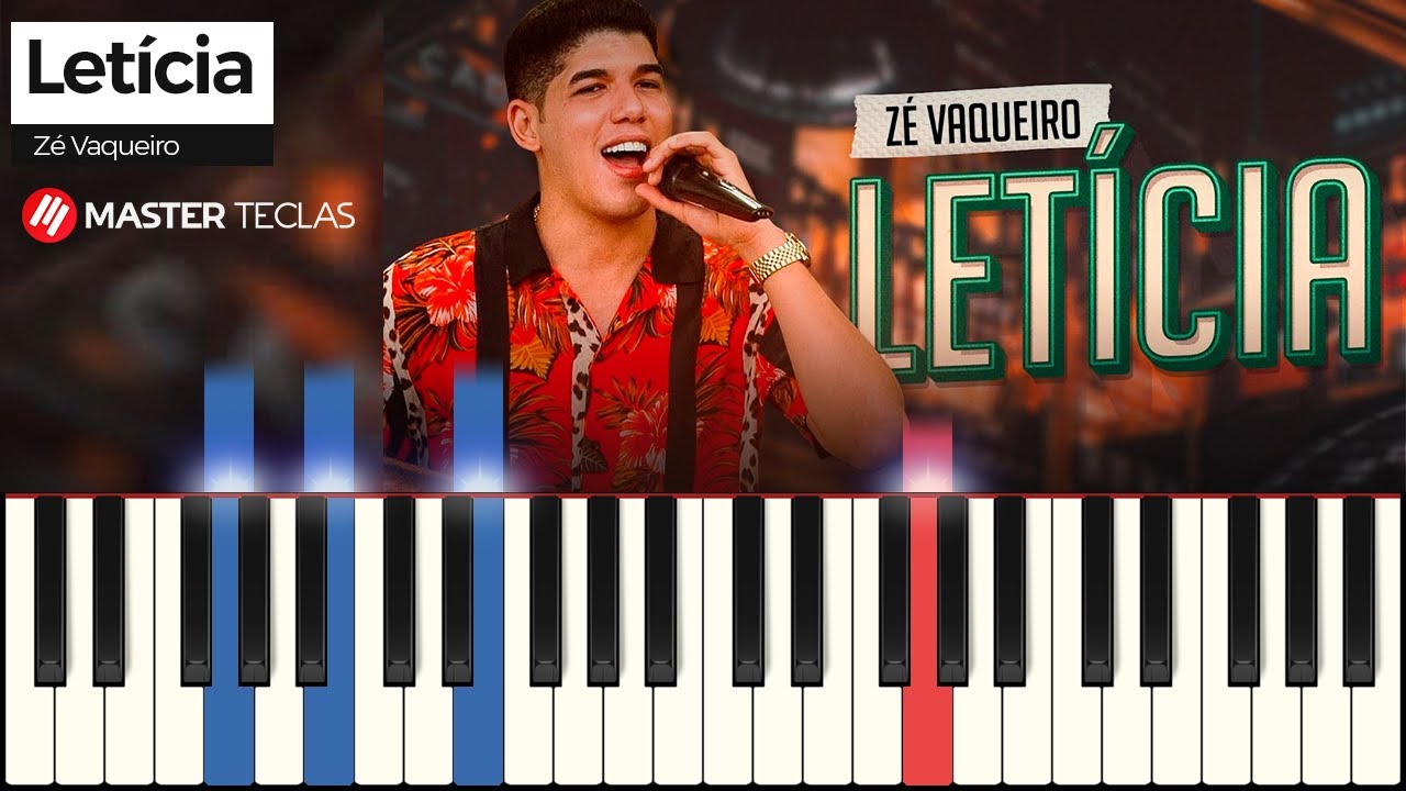 Letícia - Zé Vaqueiro | Piano Tutorial + Partitura - YouTube