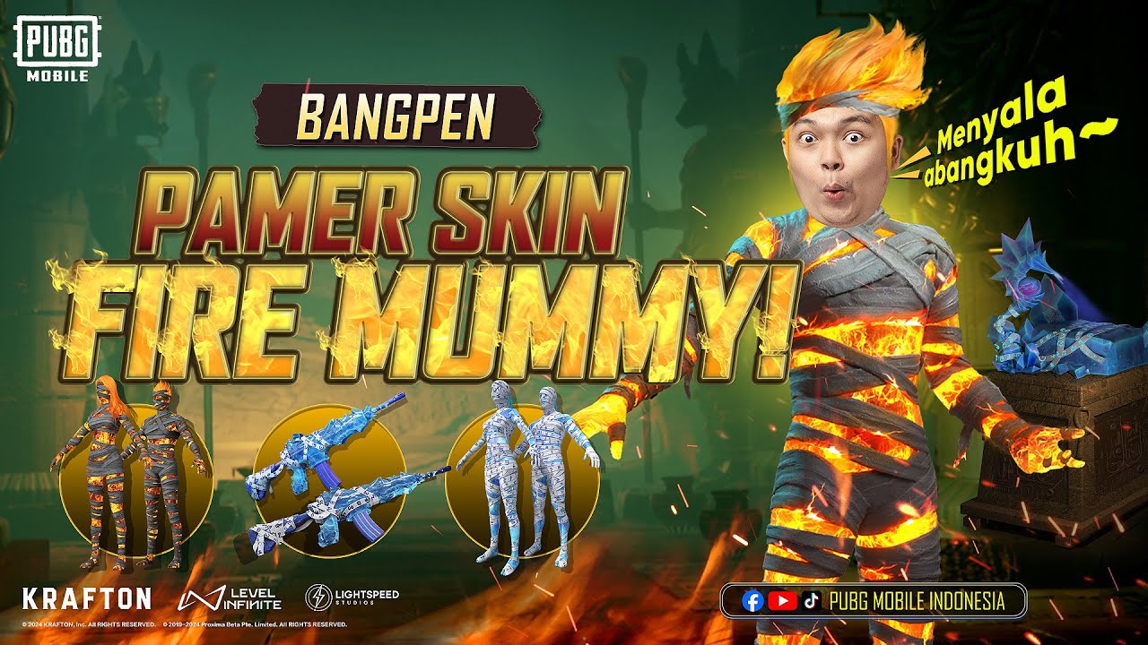 Bangpen Pamer Skin Fire Mummy I PUBG MOBILE INDONESIA - YouTube